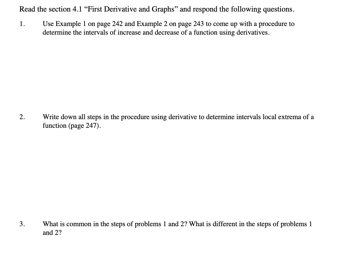Solved EXAMPLE 1 = Finding Intervals on Which a Function Is | Chegg.com