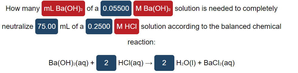 Solved A 15.0 mL solution of Ba(OH)2 is neutralized with | Chegg.com