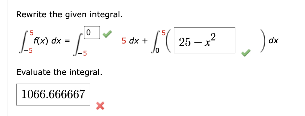 Solved Rewrite the given integral. | Chegg.com