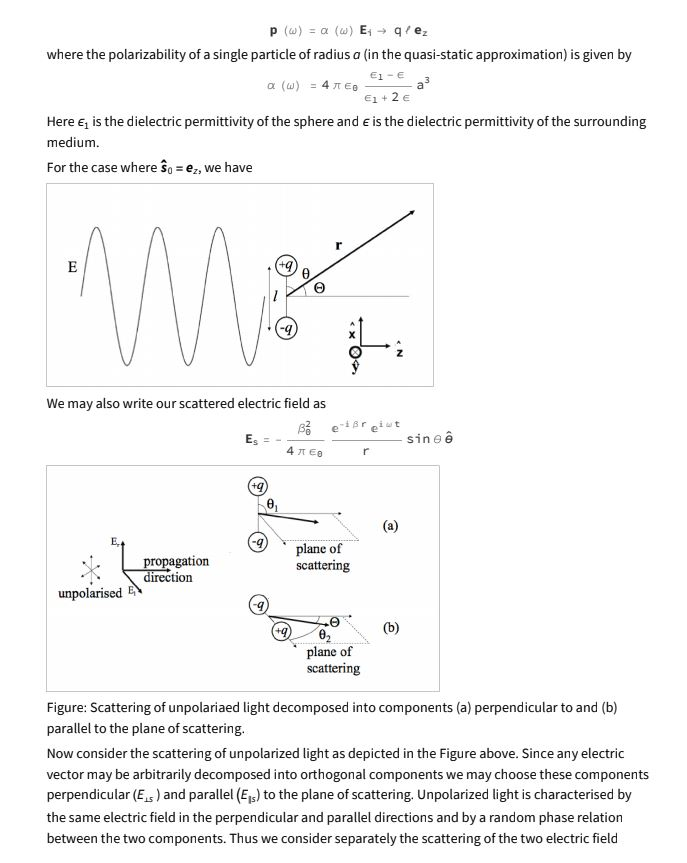 Problem 2: Scattering rate for a single spherical | Chegg.com