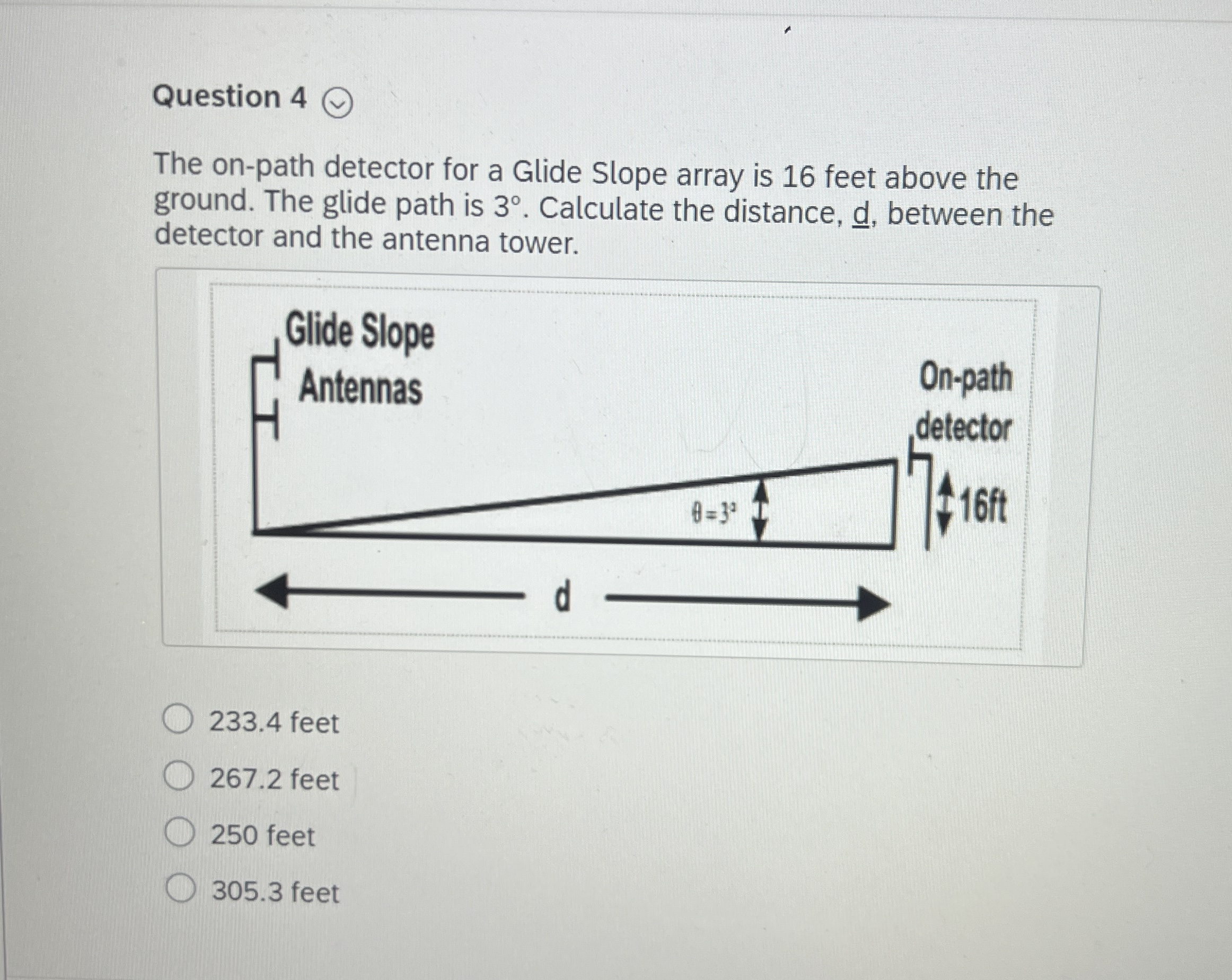 Solved The on-path detector for a Glide Slope array is 16 | Chegg.com