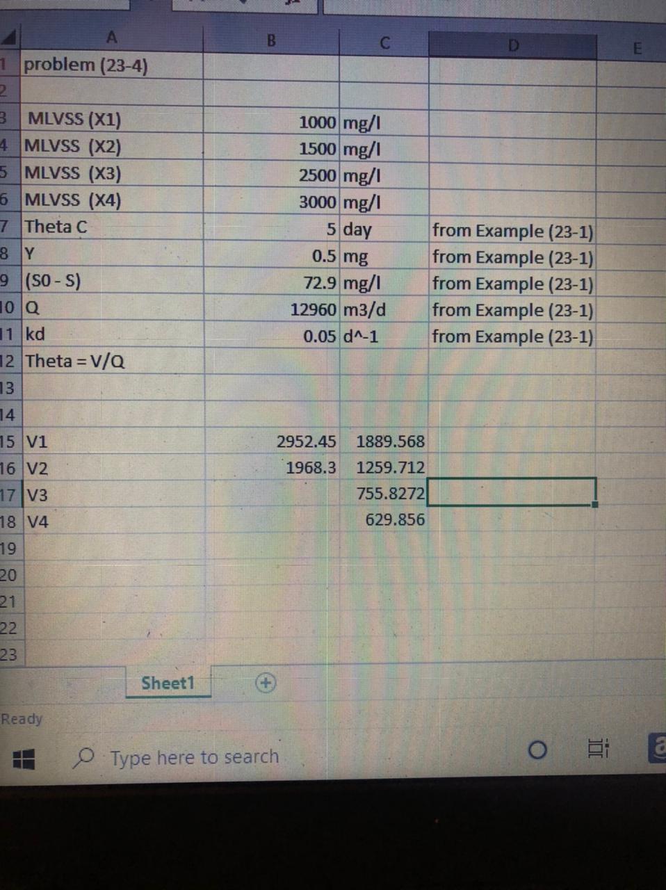 Solved Example 23-1. The town of Lawrence has been directed | Chegg.com