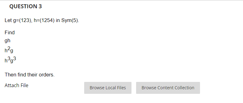Solved g=(123) | Chegg.com