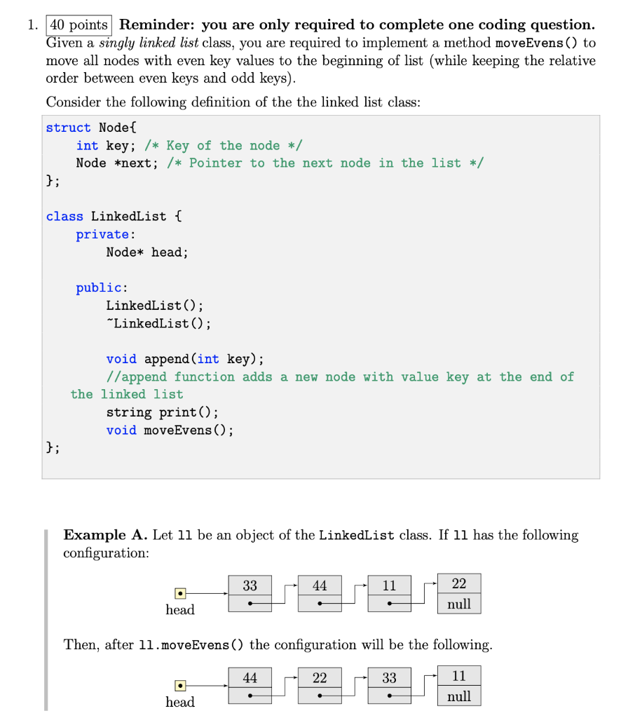 Instructions. 2. You are provided with starter code | Chegg.com