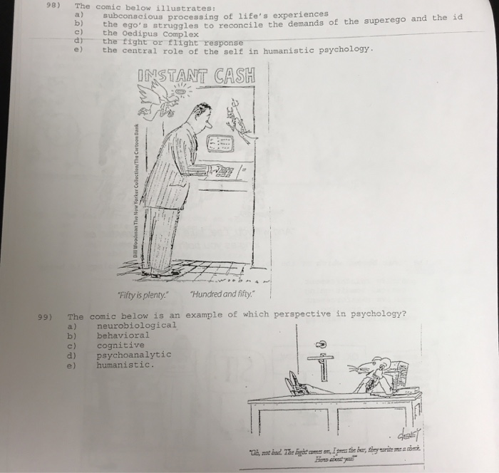 Humanistic Psychology Cartoon