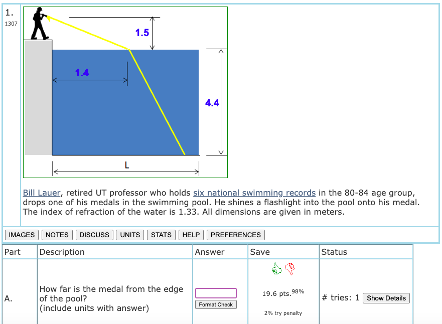 Solved 1. 1307 k 1.5 1.4 4.4 L Bill Lauer, retired UT | Chegg.com