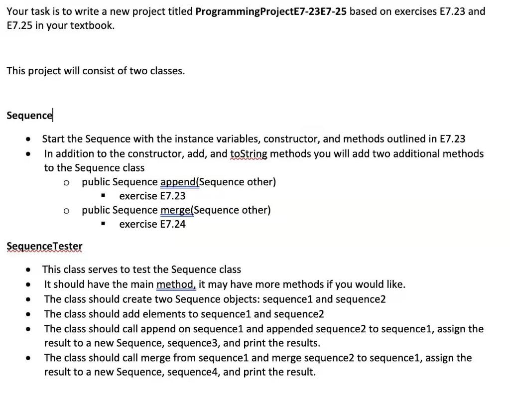 Solved Your task is to write a new project titled | Chegg.com