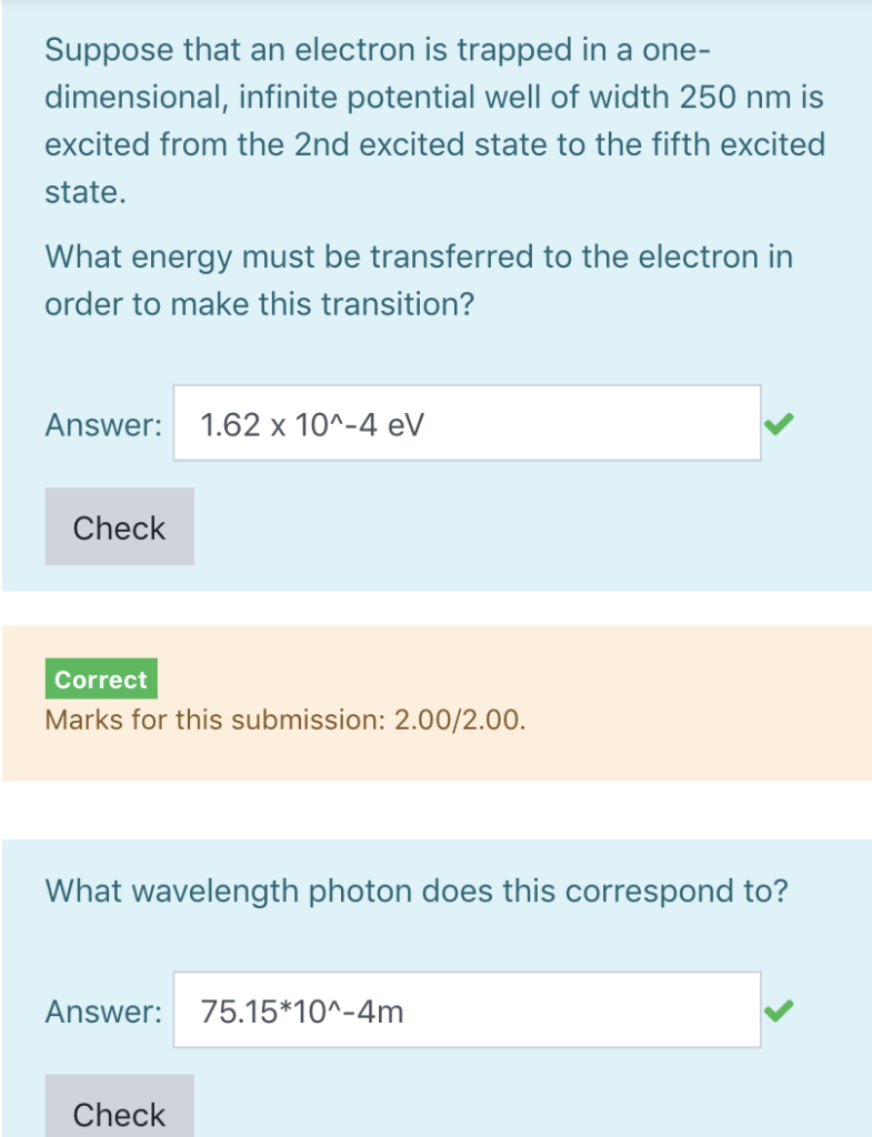 Solved Suppose that an electron is trapped in a one- | Chegg.com