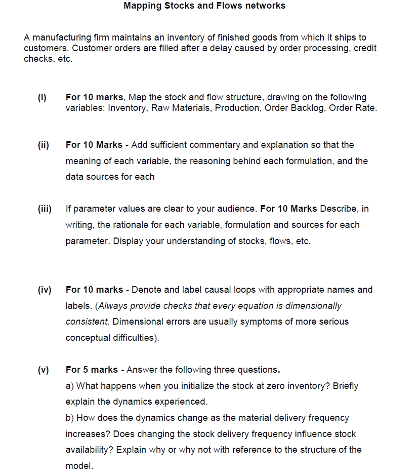 Solved Mapping Stocks and Flows networksA manufacturing firm | Chegg.com