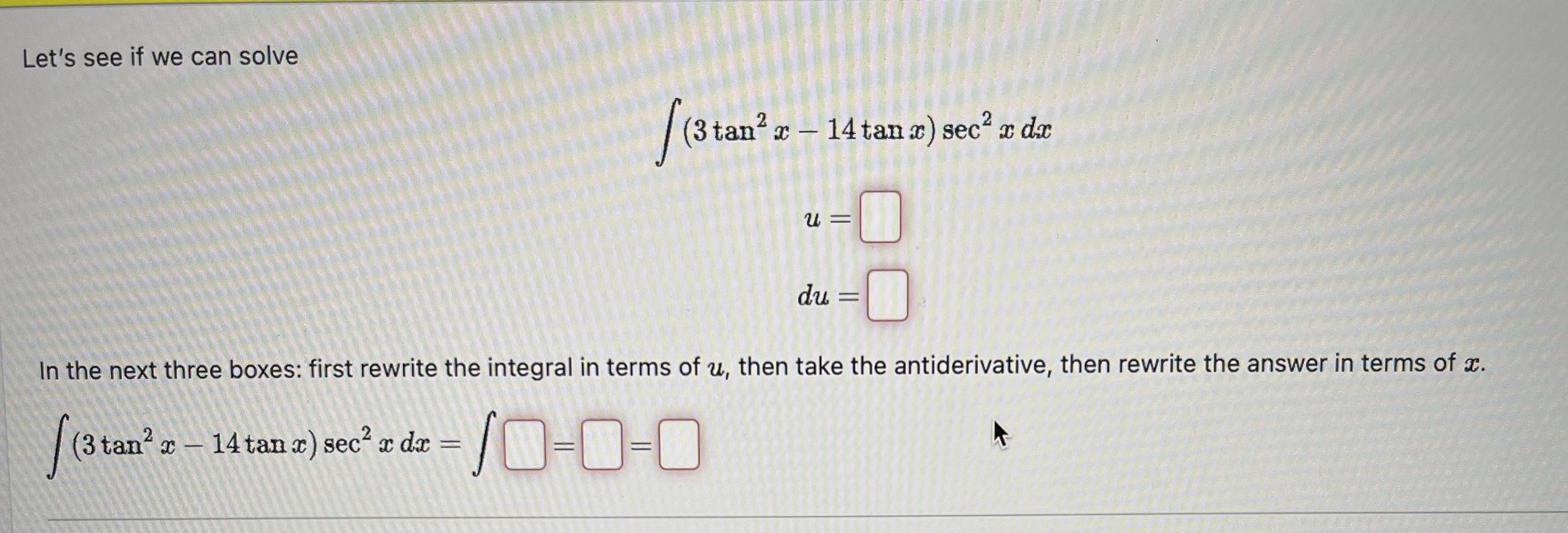 Solved Let's see if we can solve | Chegg.com