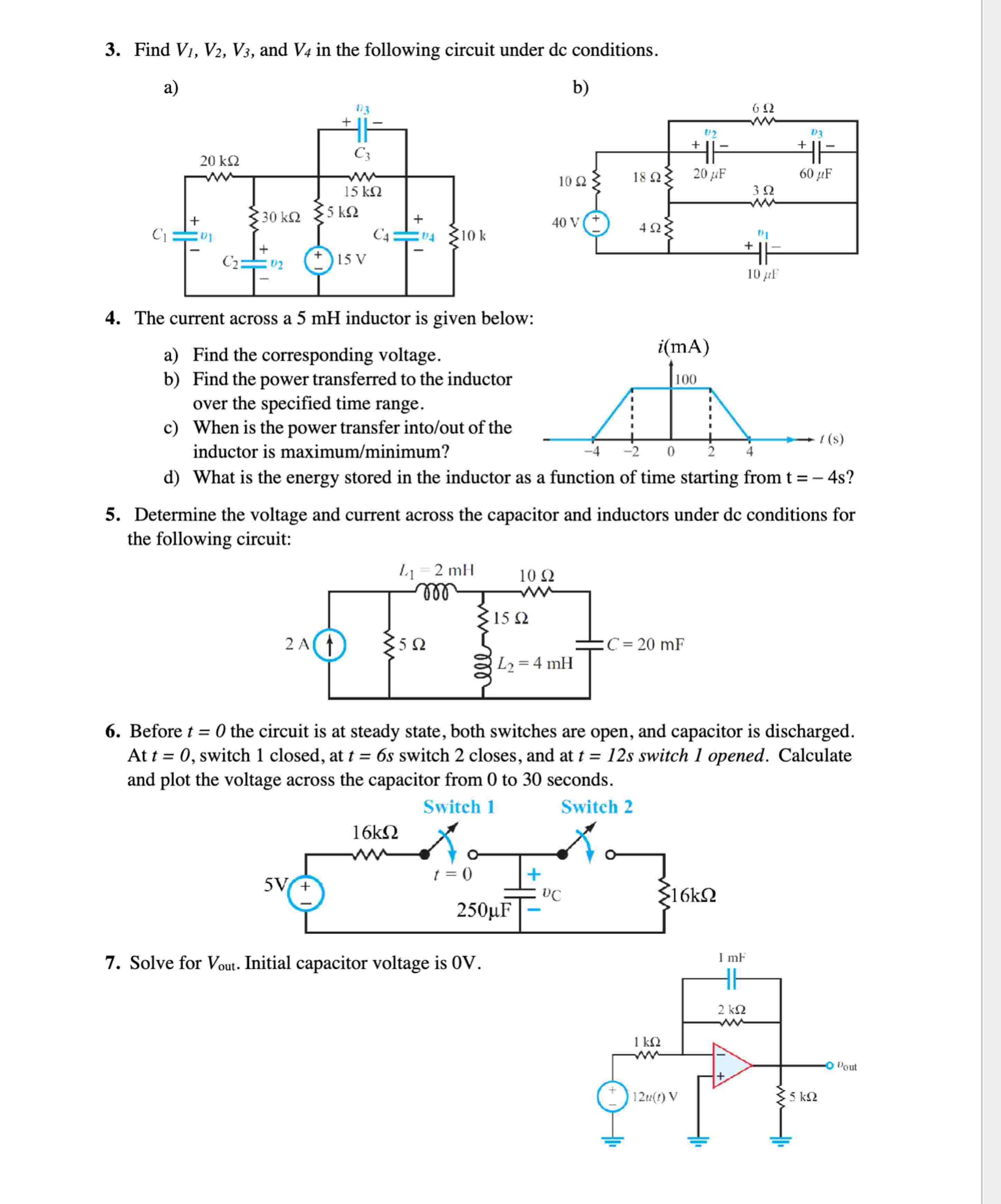 Solved 3. ﻿Find \( ﻿V_{1}, ﻿V_{2}, ﻿V_{3} \), ﻿and \( | Chegg.com