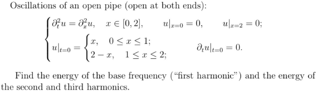 Oscillations of an open pipe (open at both ends): | Chegg.com