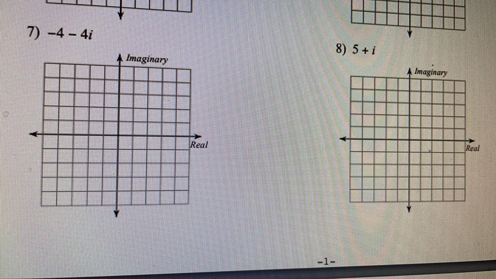 Solved 1 / 2 100% + Week 5 Formative_Complex Planes (Argand | Chegg.com