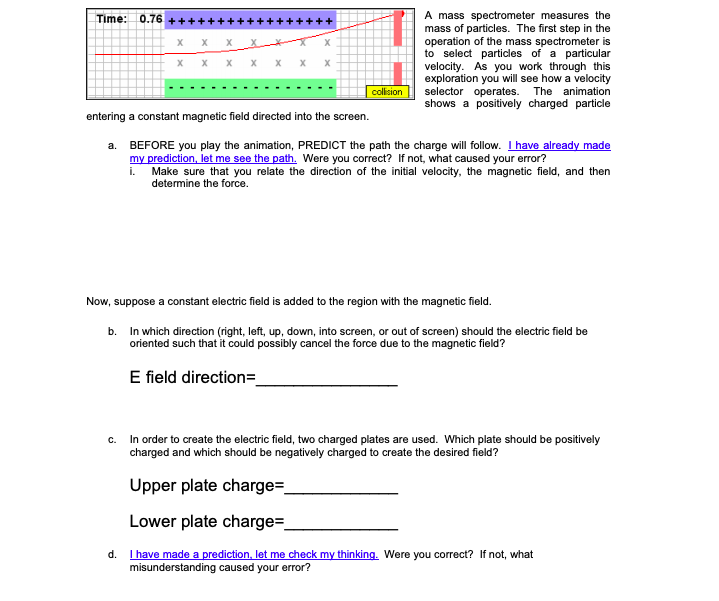 Solved A mass spectrometer measures the mass of particles. | Chegg.com
