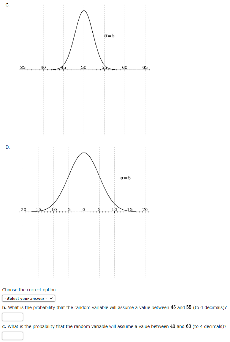 Solved A random variable is normally distributed with a mean | Chegg.com