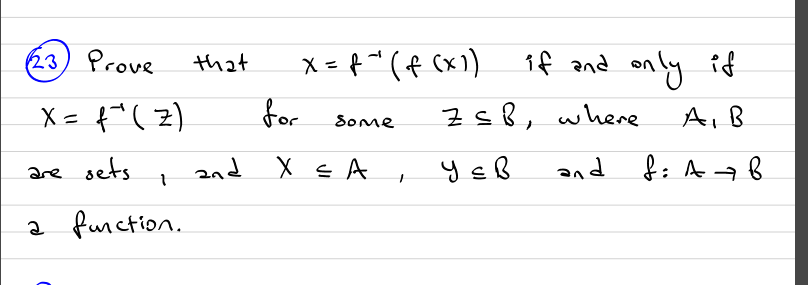 Solved This is the question in my abstract math class, | Chegg.com