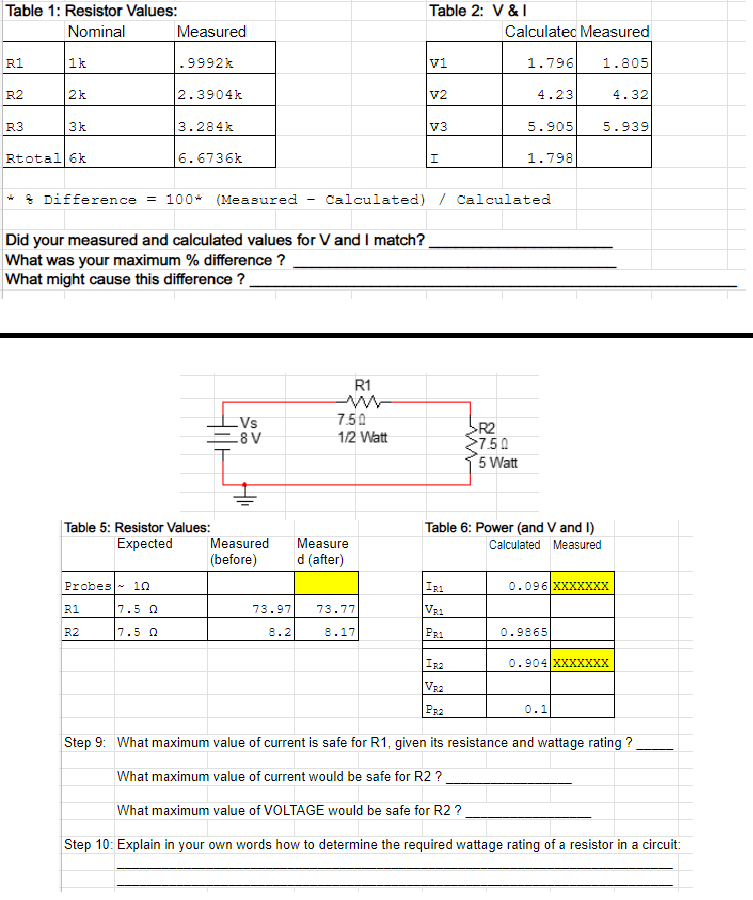 Solved I could use help filling out the rest of the tables | Chegg.com