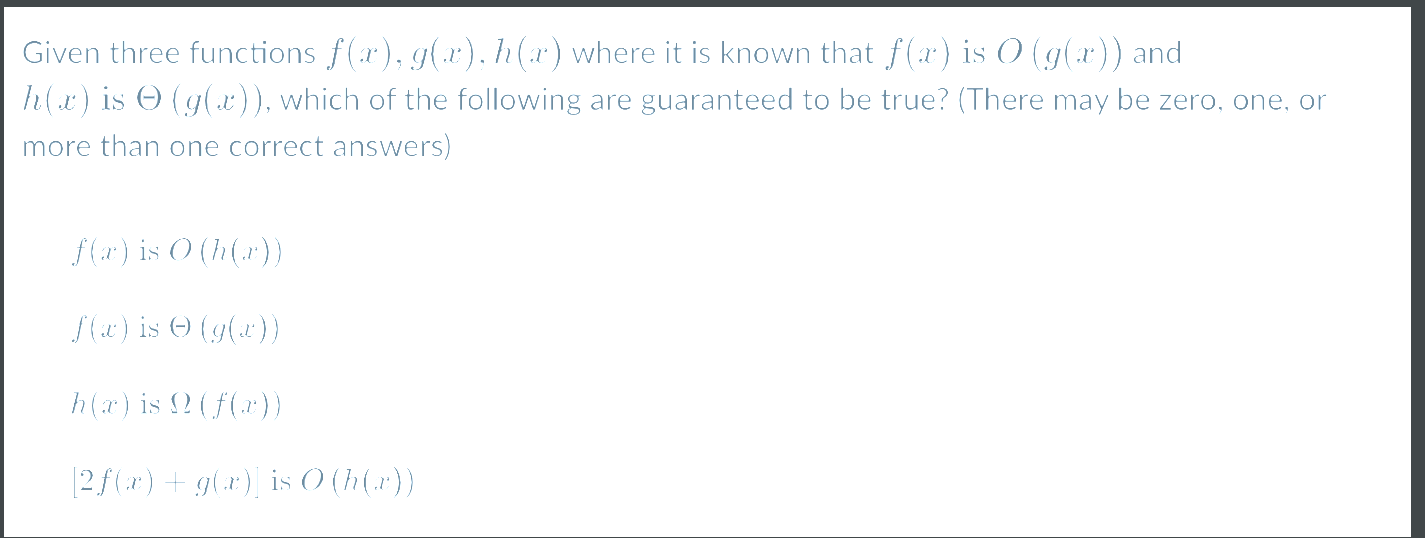 Solved For these problems, you can assume that all the | Chegg.com