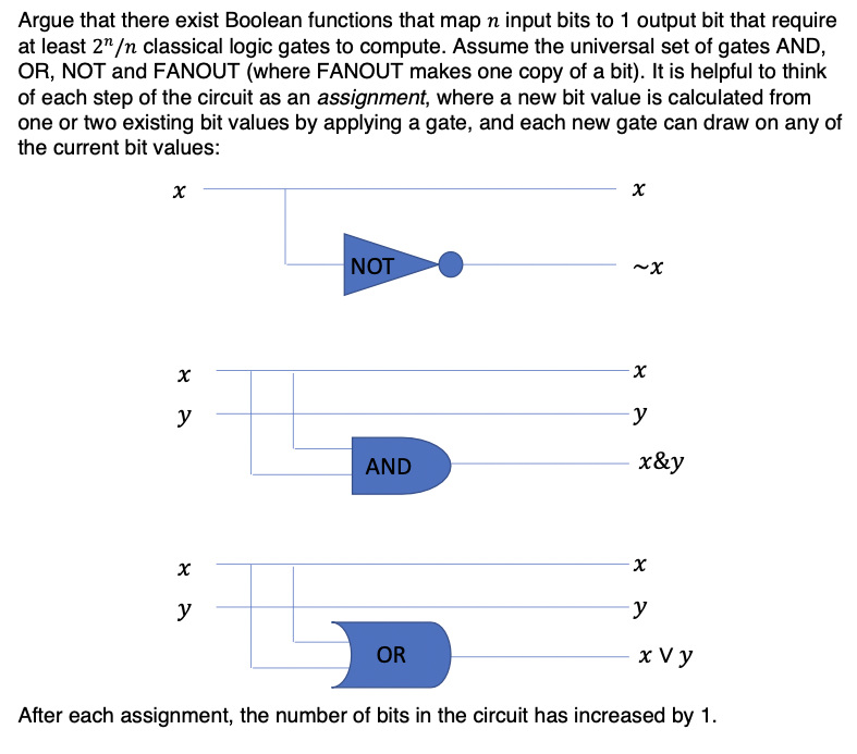 Solved Argue that there exist Boolean functions that map n | Chegg.com
