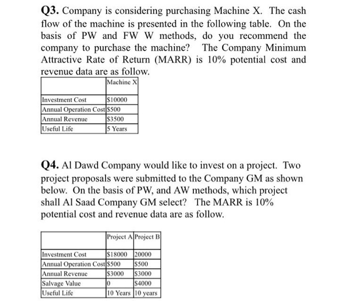 Solved Company is considering purchasing Machine X. The cash | Chegg.com
