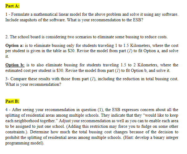 Solved Quantitative Analysis - Case Study An Elementary | Chegg.com
