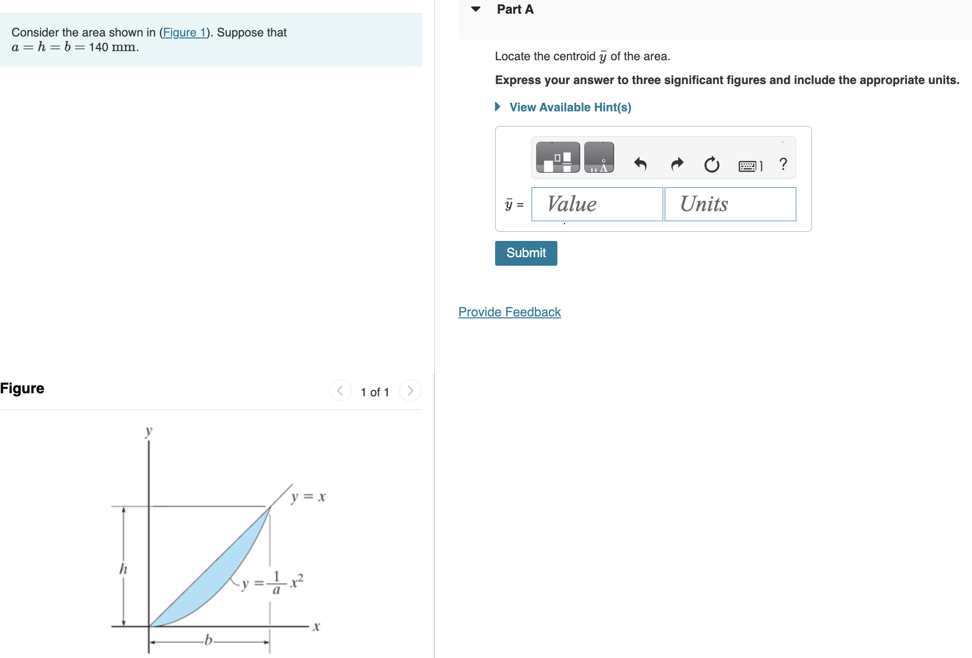 Solved Consider the area shown in (Figure 1). Suppose that | Chegg.com