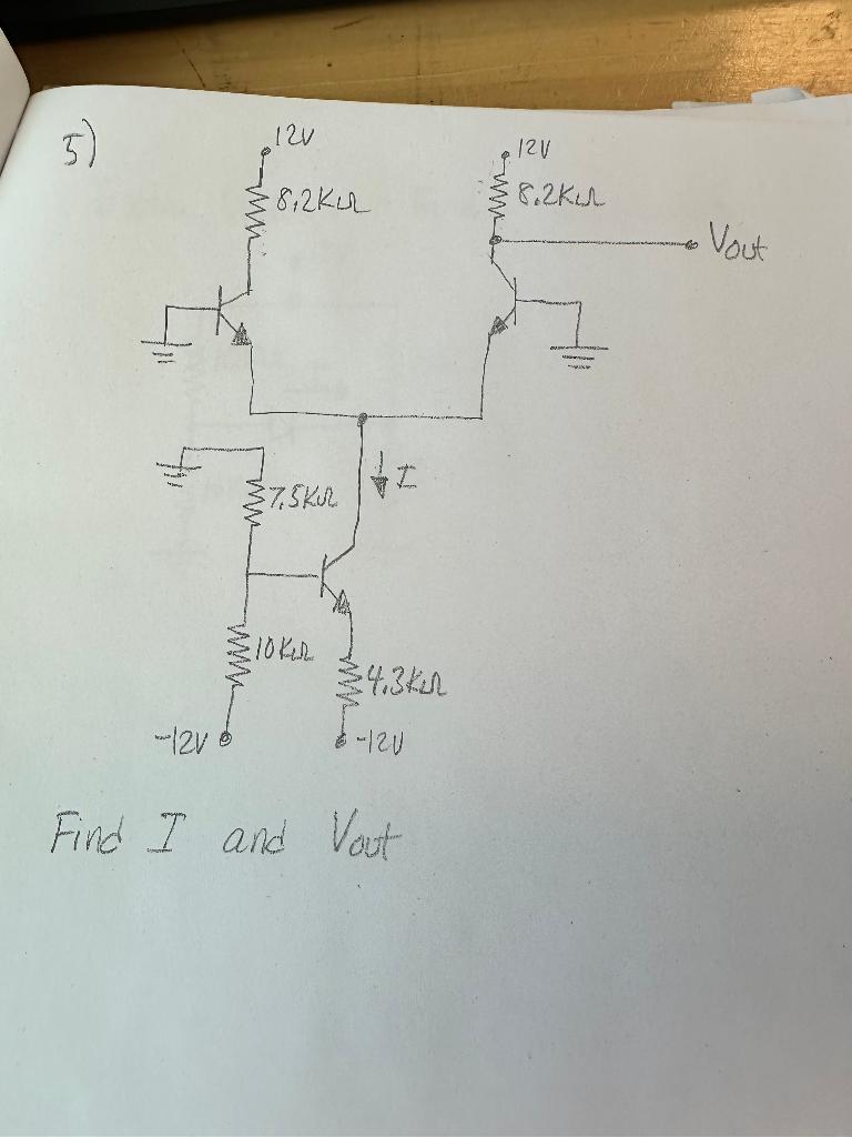 Solved Find I and Vout | Chegg.com