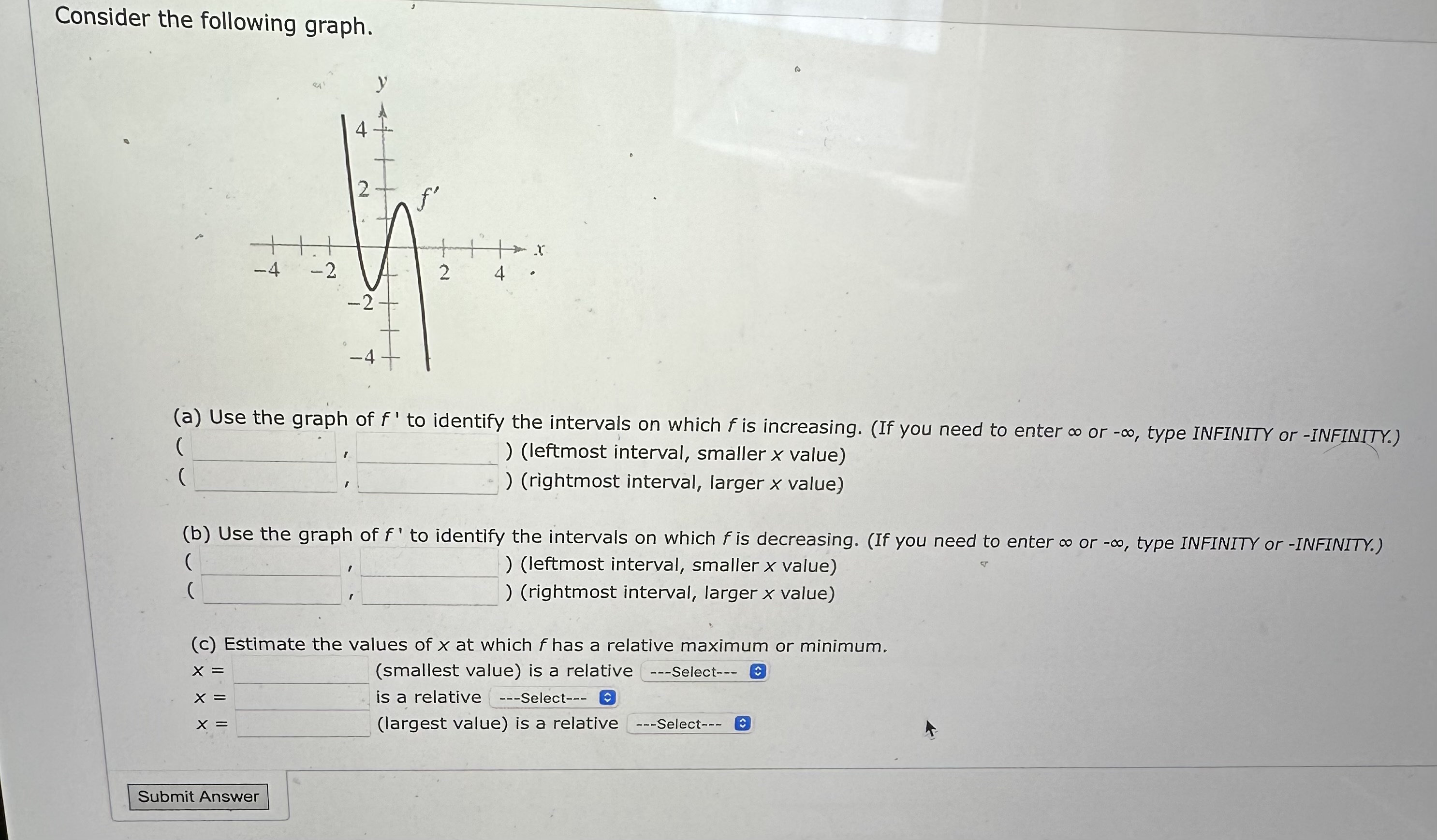 Solved Consider the following graph. (a) Use the graph of | Chegg.com
