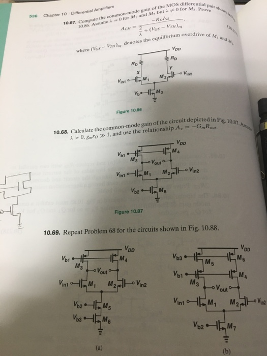 Solved How can I draw small signal model of these kind of | Chegg.com