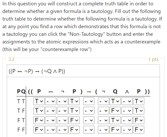 In this question you will construct a complete truth | Chegg.com