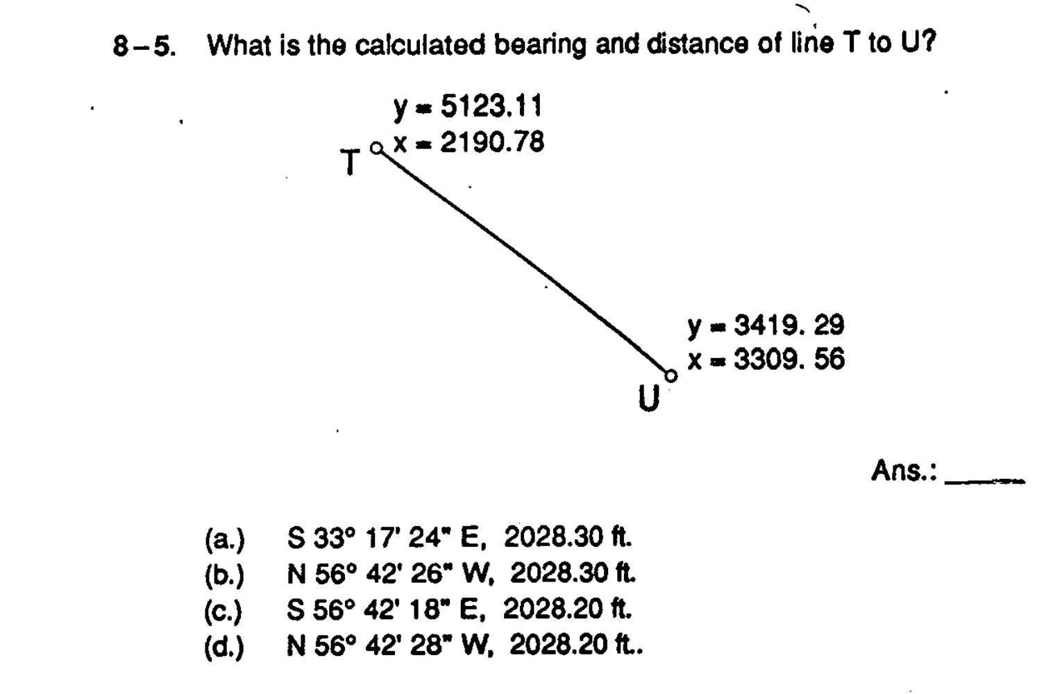 solved-8-5-what-is-the-calculated-bearing-and-distance-of-chegg