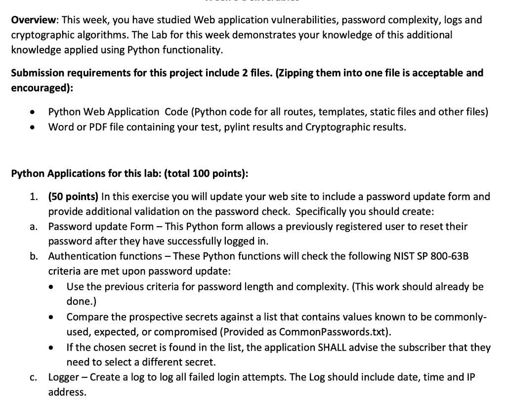 Solved Overview: This week, you have studied Web application | Chegg.com