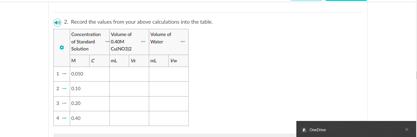 Solved Part 2 - Creating a calibration curve for the | Chegg.com Solved Part 2 - Creating a calibration curve for the | Chegg.com
