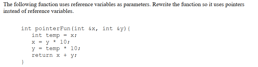 Solved Examine the following function definition. void | Chegg.com