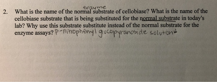 Solved 2. What is the name of the normal substrate of | Chegg.com