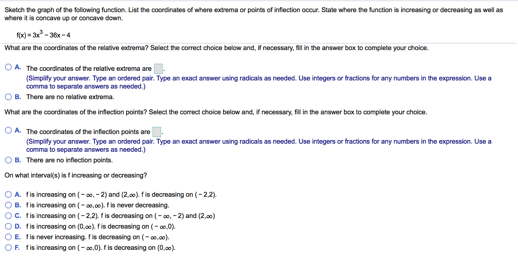 Solved Sketch the graph of the following function. List the | Chegg.com