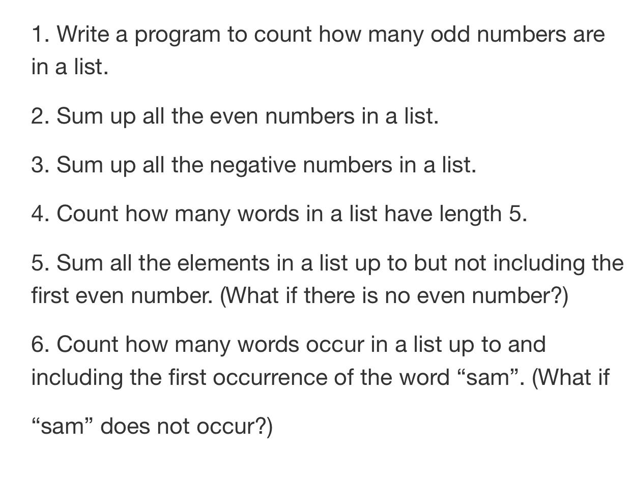 Solved 1 Write A Program To Count How Many Odd Numbers Are Chegg