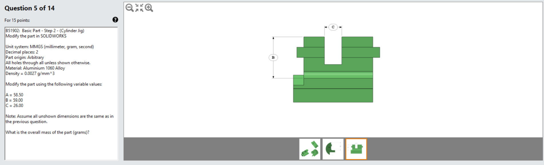 Solved B51901: Basic Part - Step 1 - (Cylinder Jig) Build | Chegg.com