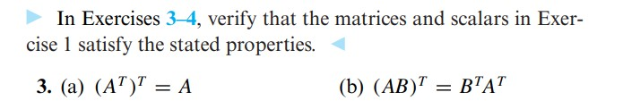 Solved In Exercises 1-2, verify that the following matrices | Chegg.com