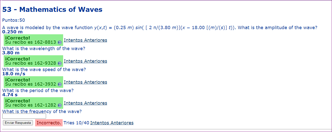 Solved 57 Mathematics of Waves Puntos:10 Consider two waves | Chegg.com