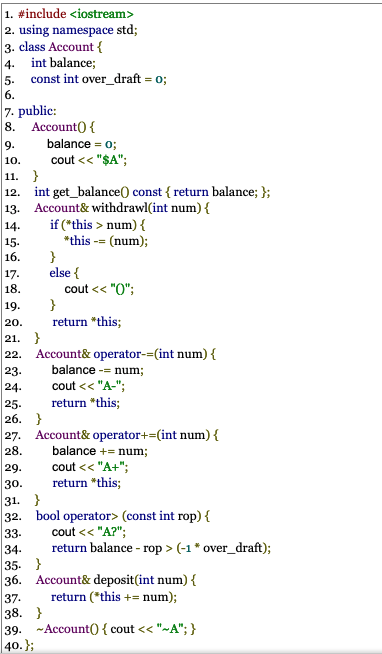 Solved TOPIC: C++ What is the EXACT output of the following | Chegg.com