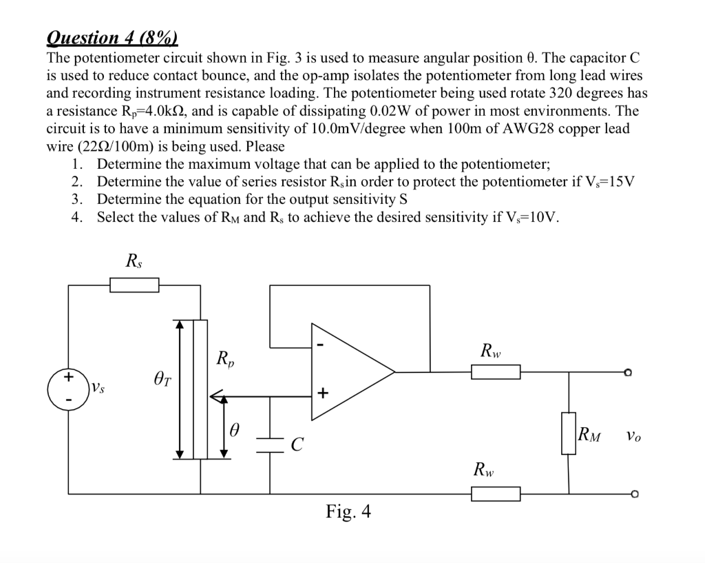Solved Oil estion 4 (800) The potentiometer circuit shown in | Chegg.com Solved Oil estion 4 (800) The potentiometer circuit shown in | Chegg.com