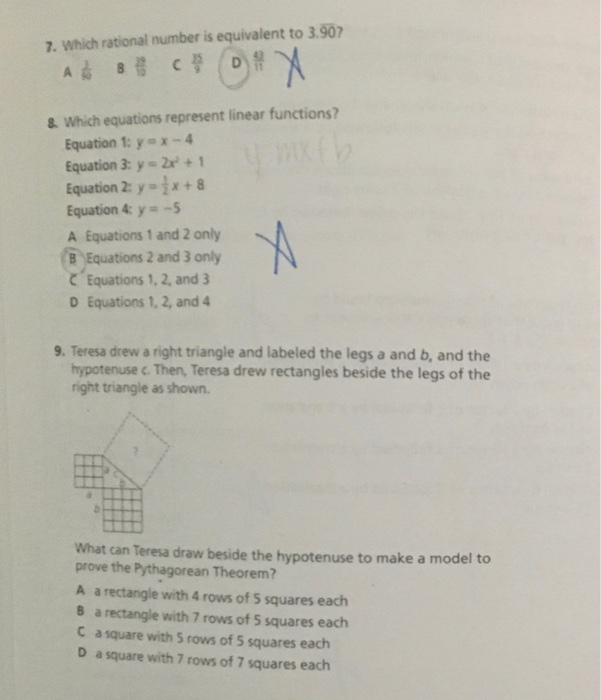 Solved 7. Which rational number is equivalent to 3.90 & | Chegg.com