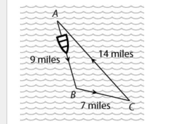 Solved 14 miles 9 miles B 7 miles | Chegg.com