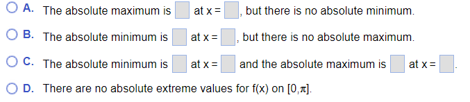 Solved Determine the location and value of the absolute | Chegg.com