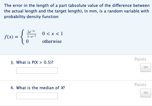 Solved The error in the length of a part (absolute value of | Chegg.com
