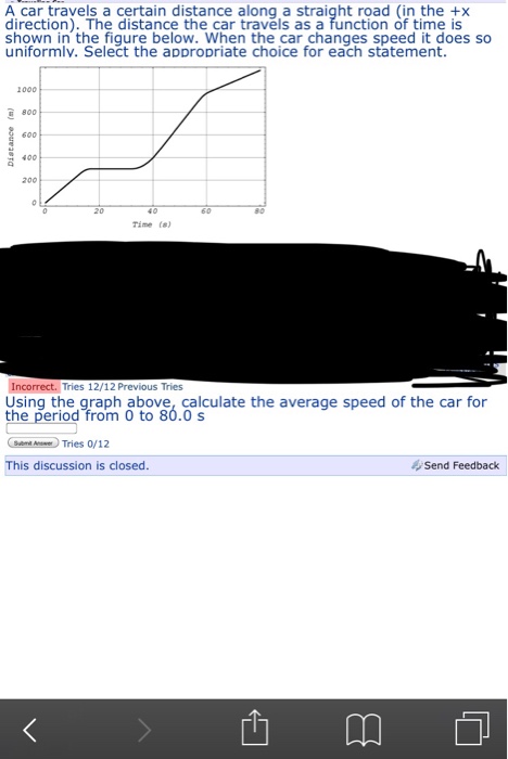 Solved A car travels a certain distance along a straight | Chegg.com
