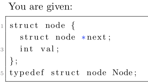 Solved Implement a function Node *reverse(Node *head) | Chegg.com