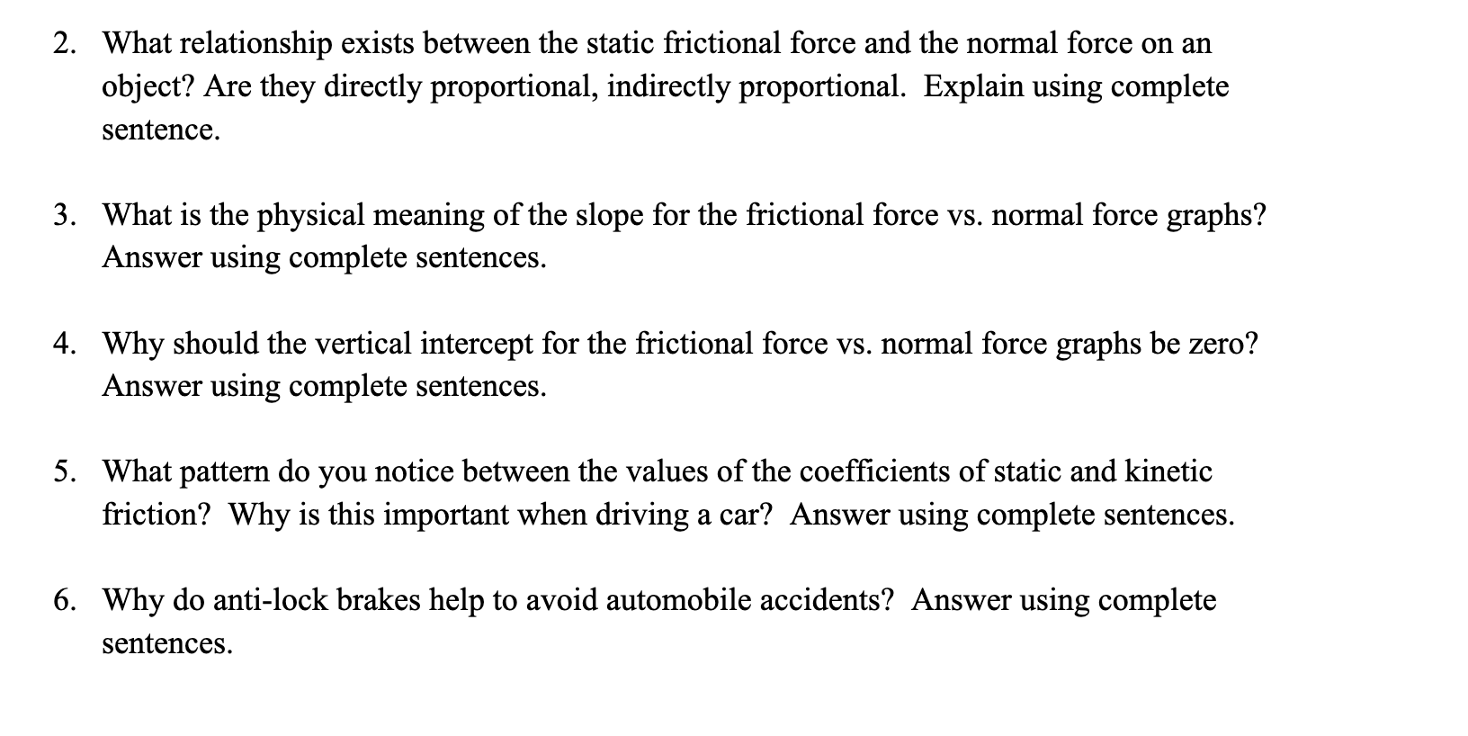 Time 2. What relationship exists between the static | Chegg.com
