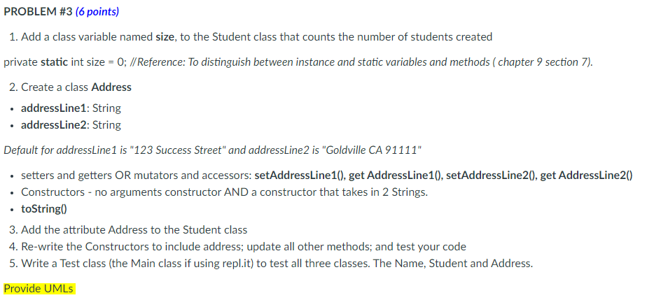 Solved Implement an object named: Name It has two | Chegg.com